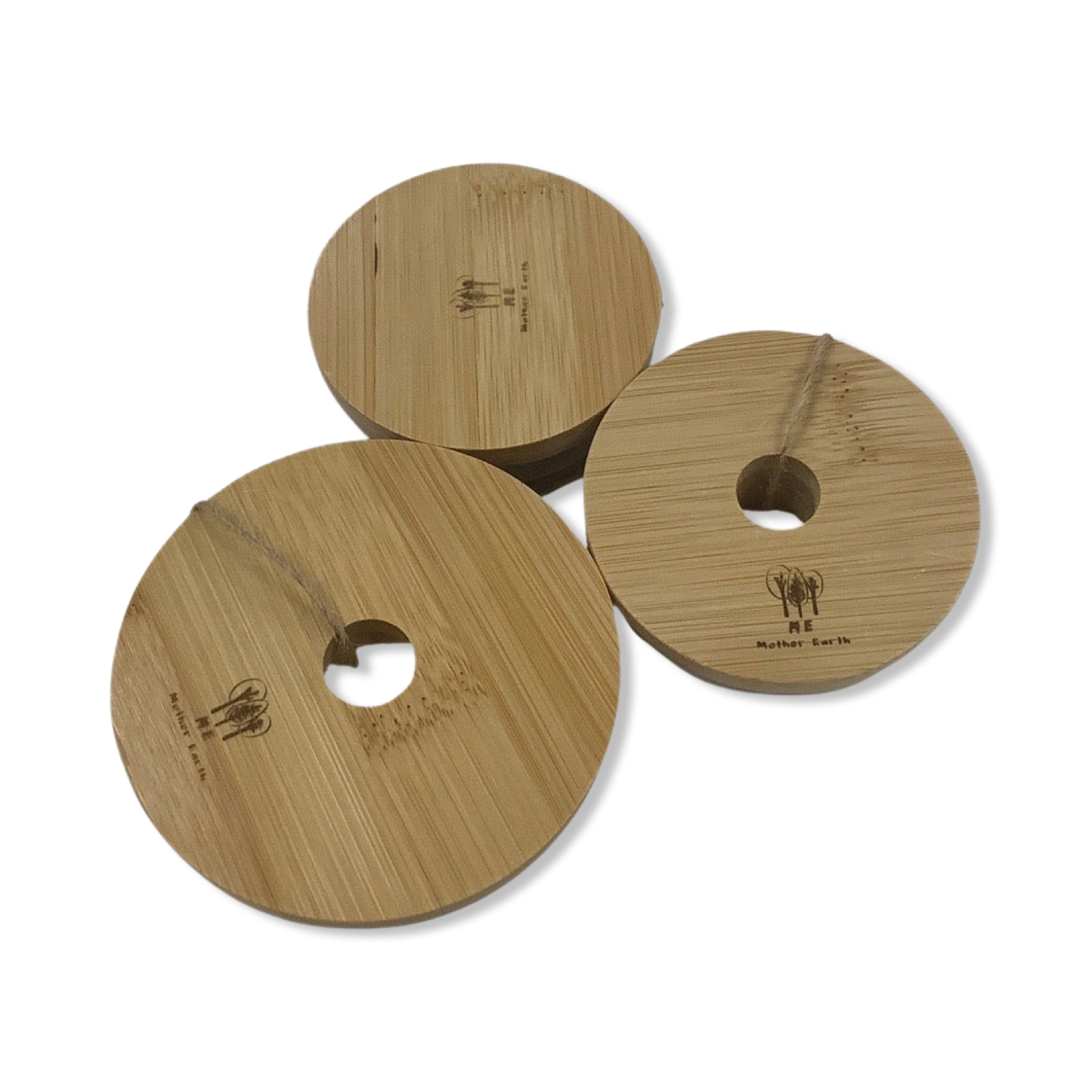 Bamboo Mason Jar Topper - ME Mother Earth – Frae Everyday Goods
