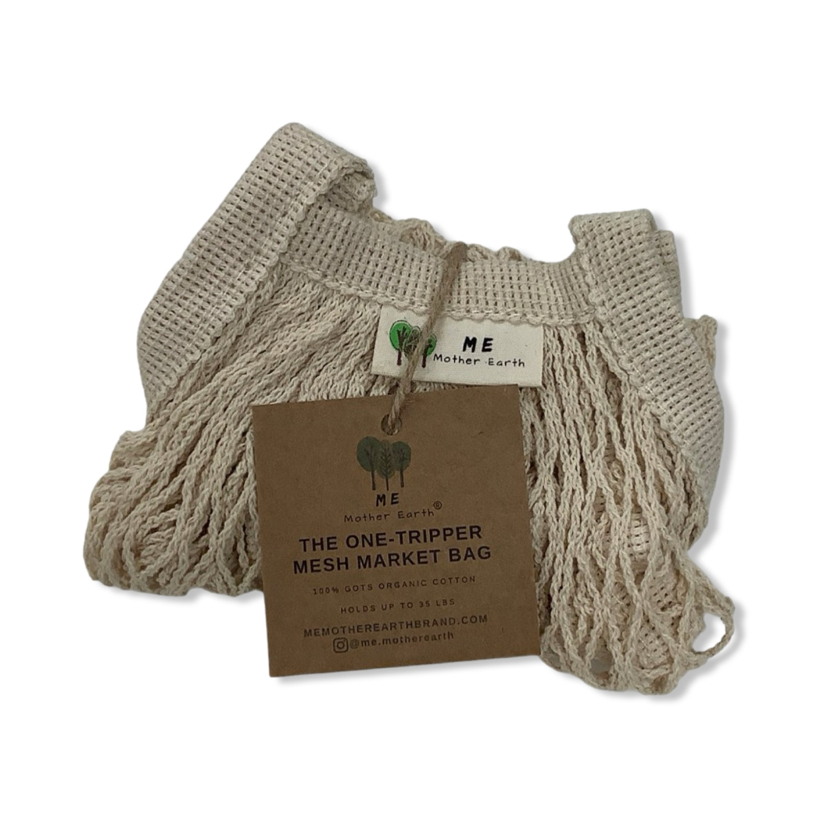 The "One Tripper" Mesh Market Bag - ME Mother Earth – Frae Everyday Goods